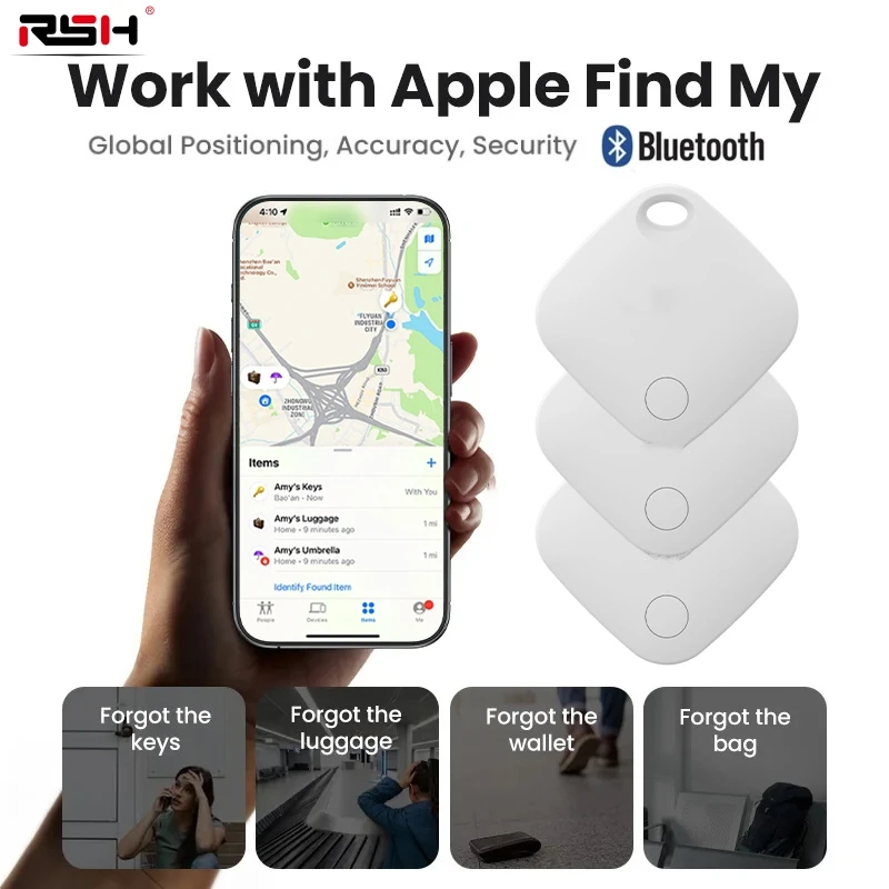 Smart-Air-Tag-For-Apple-Find-My-Mini-Smart-Tracker-GPS-Tracker-Reverse ...
