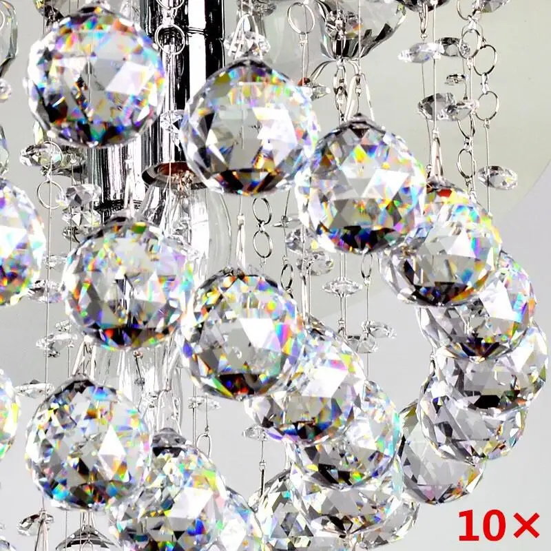 10Pcs-Clear-20mm-Crystal-Chandelier-Hanging-Pendant-Ball-Glass-Prism ...