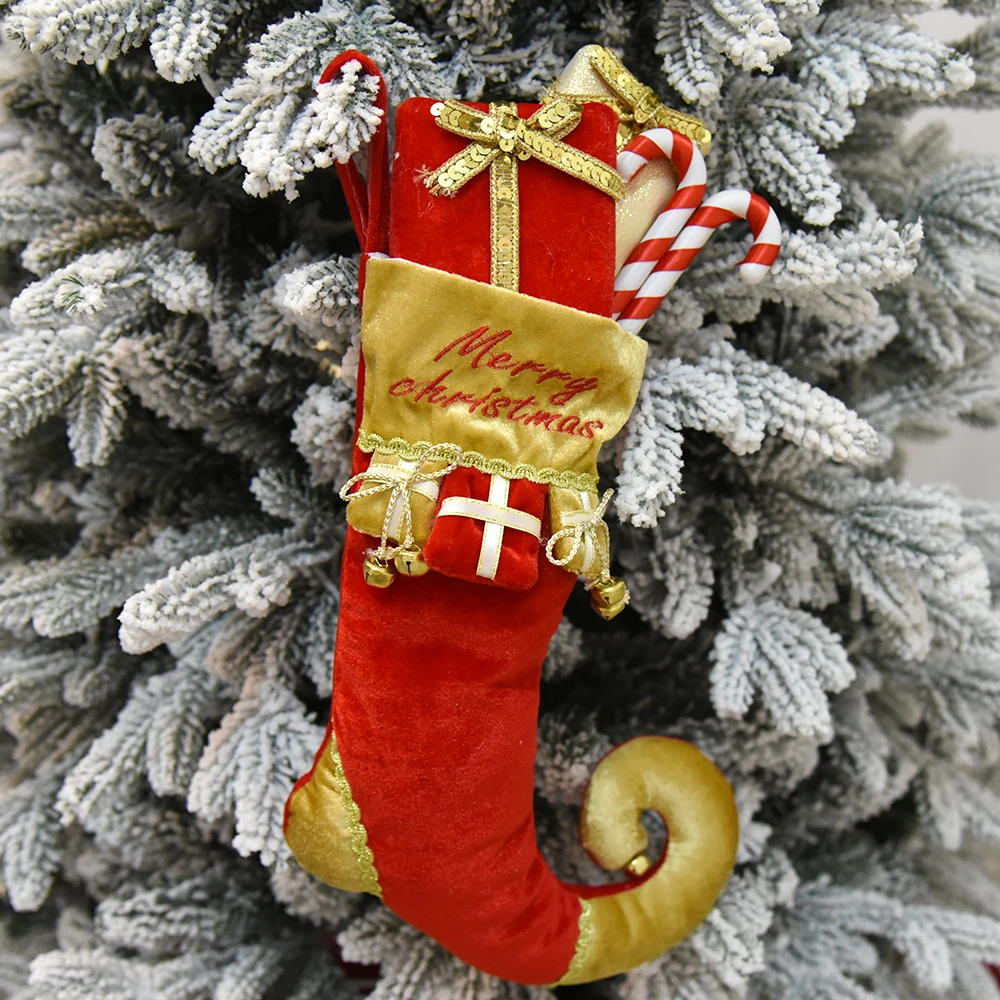 Custom Curved Toe Christmas Stocking | Gifts Flash