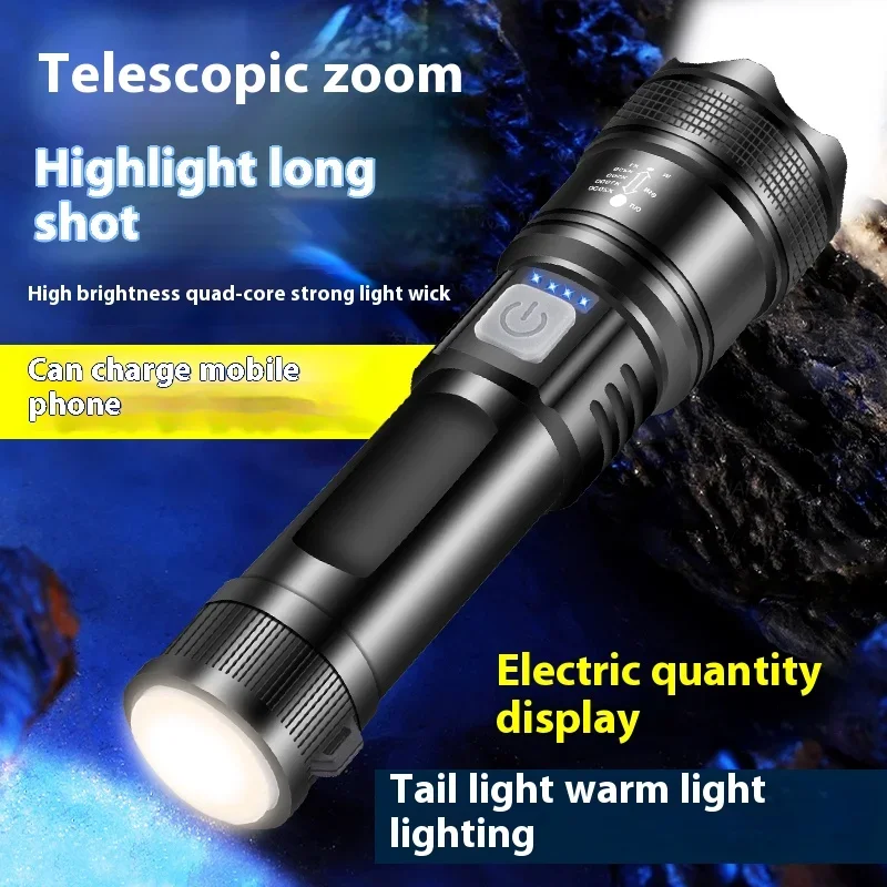 Powerful-P50-LED-Flashlight-USB-Reachargeable-Tactical-Torch-Outdoor ...