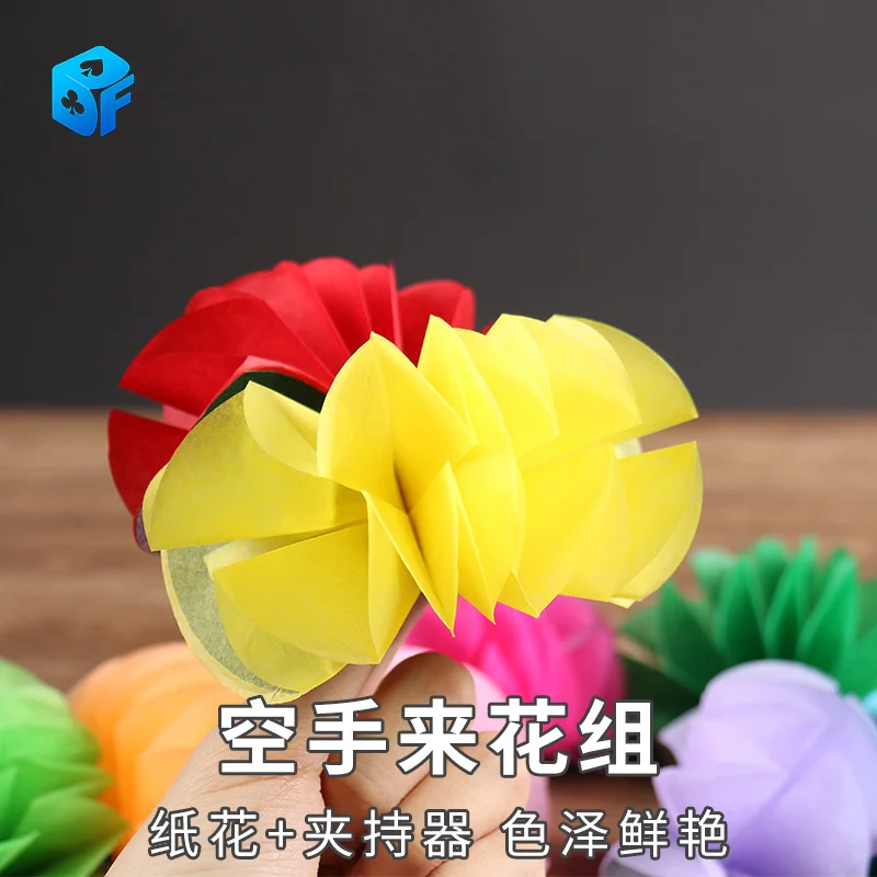 9-Spring-Paper-Flowers-From-Fingertips-Magic-Tricks-Empty-Hand ...
