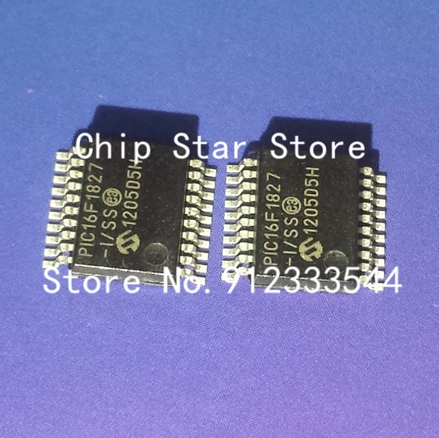 5-100pcs-PIC16F1827-I-SS-PIC16F1827-SSOP20-8-Bit-MCU-Flash-PIC16-Family-PIC16F18XX-Series ...