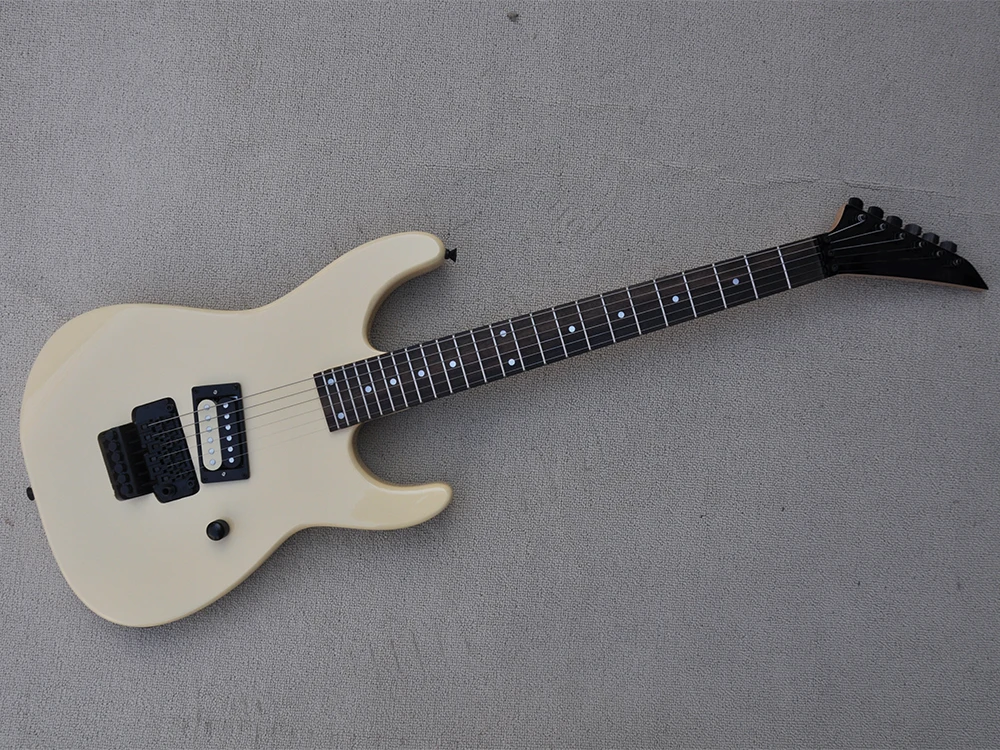 Cream-6-Strings-Electric-Guitar-with-Rosewood-Fretboard-24-Frets ...