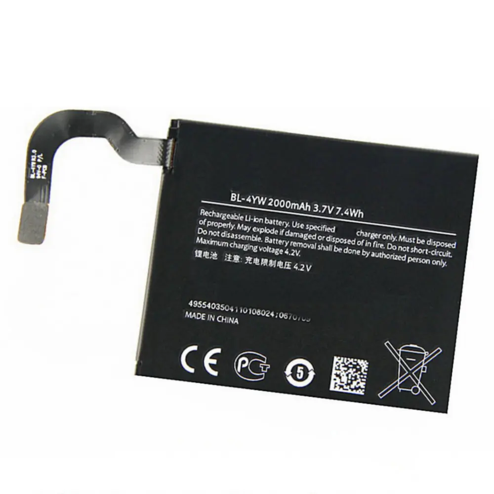 2000mAh BL-4YW batteries for Nokia Lumia 925 925T BL4YW Smartphone ...