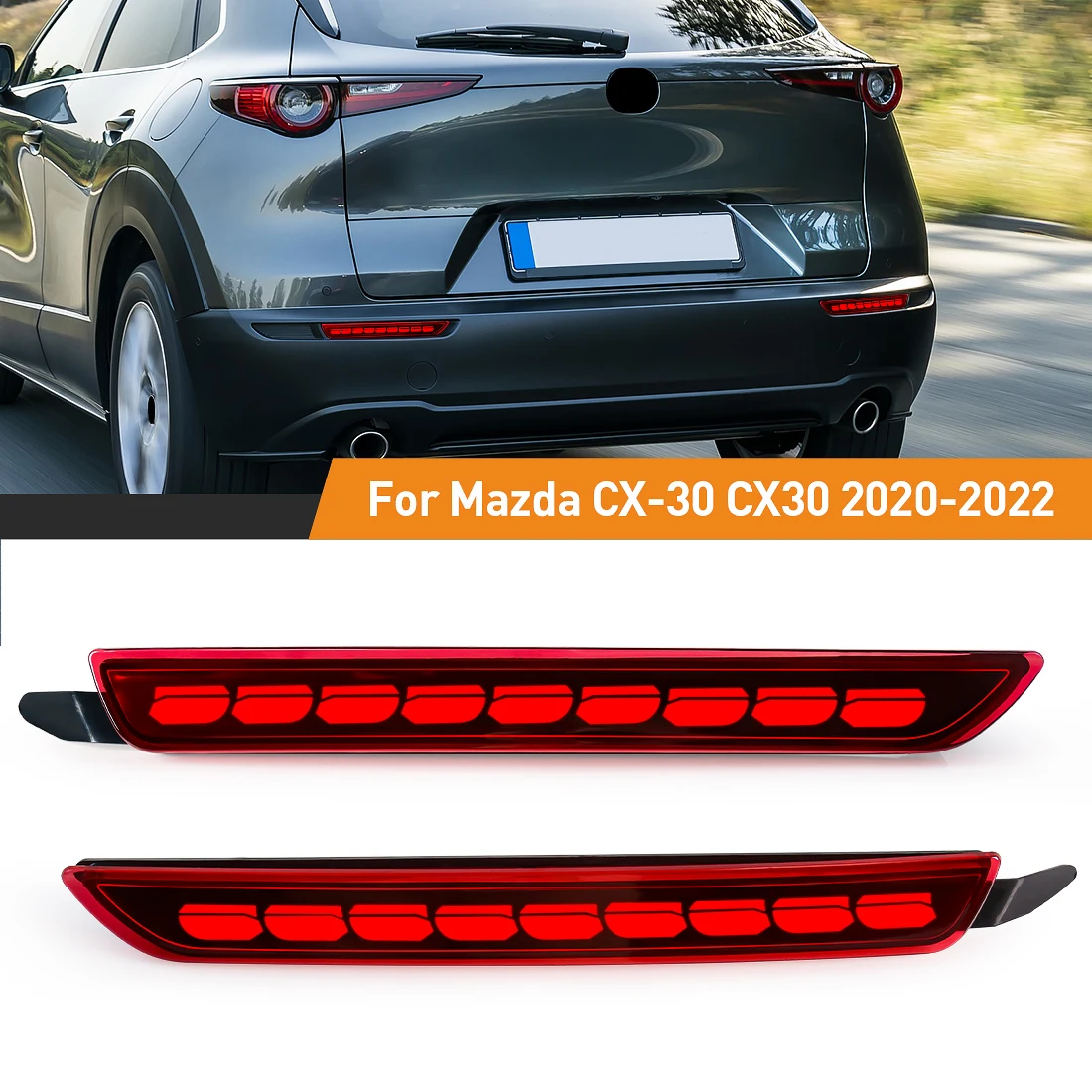 For-Mazda-CX-30-CX30-CX50-CX-50-2020-2021-2022-Car-Rear-Bumper ...