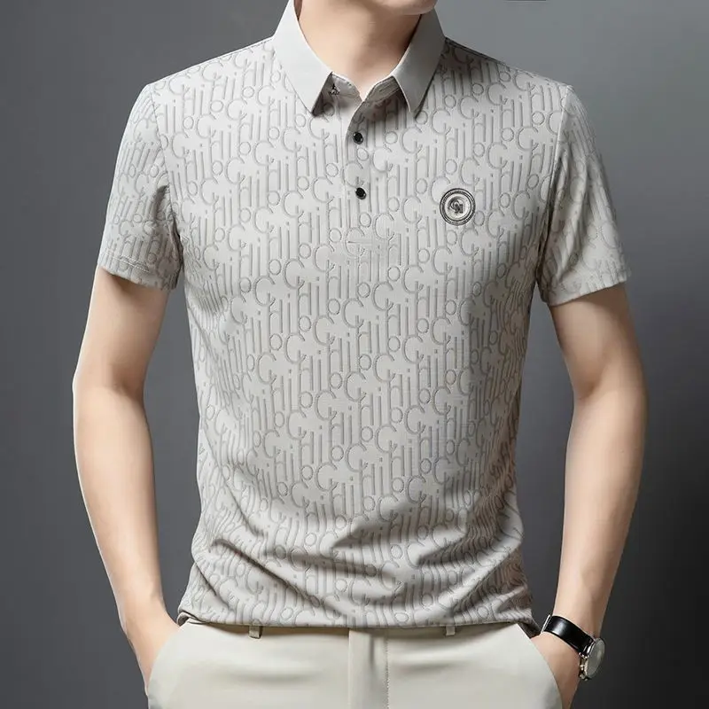 Minimalist-Fashion-Simple-Versatile-Summer-Polo-Shirts-Men-s-Print ...