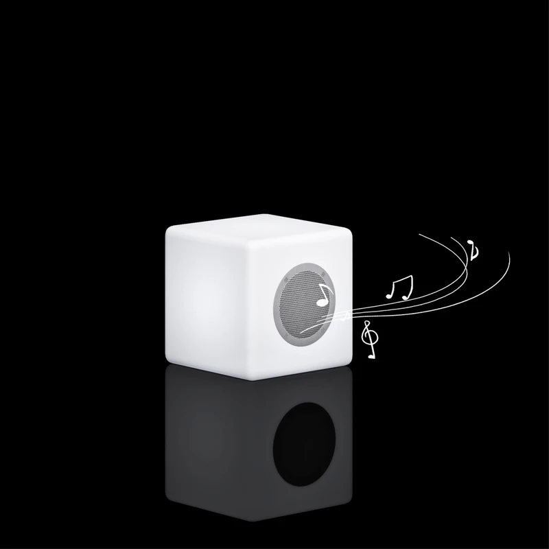Potable-20cm-Square-LED-Light-Speaker-Novel-Lighting-Gift-Cube-Music ...