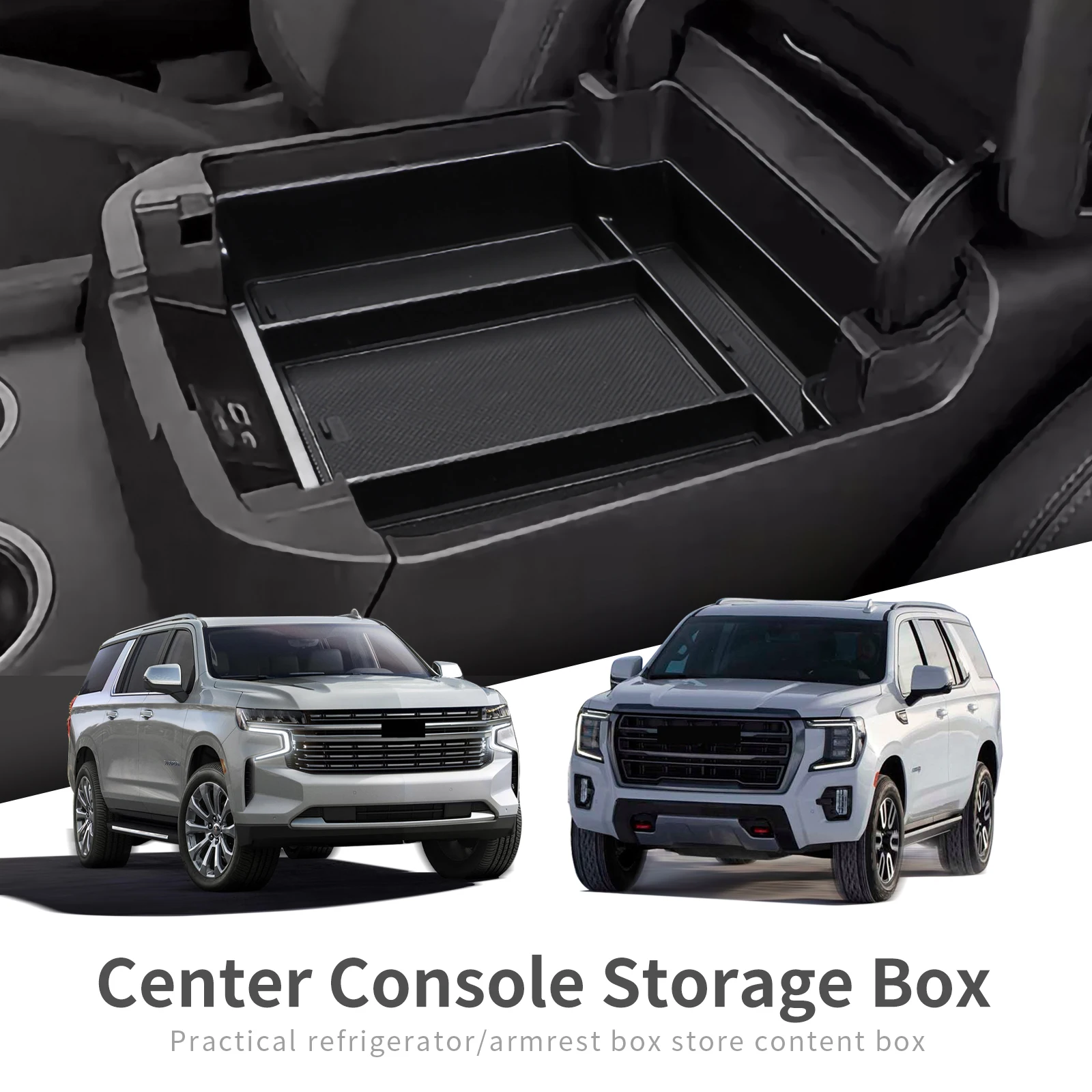 Smabee for Chevy Tahoe Suburban and GMC Yukon 2021 2022 Car Armrest ...