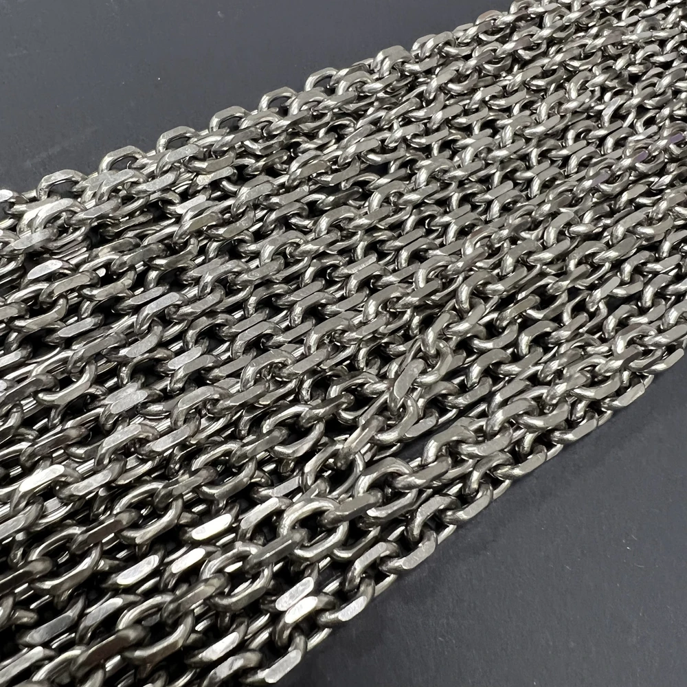 Ultra-Light-7mm-TA1-Pure-Titanium-Angle-Chain-Necklace-for-Men-Wome ...