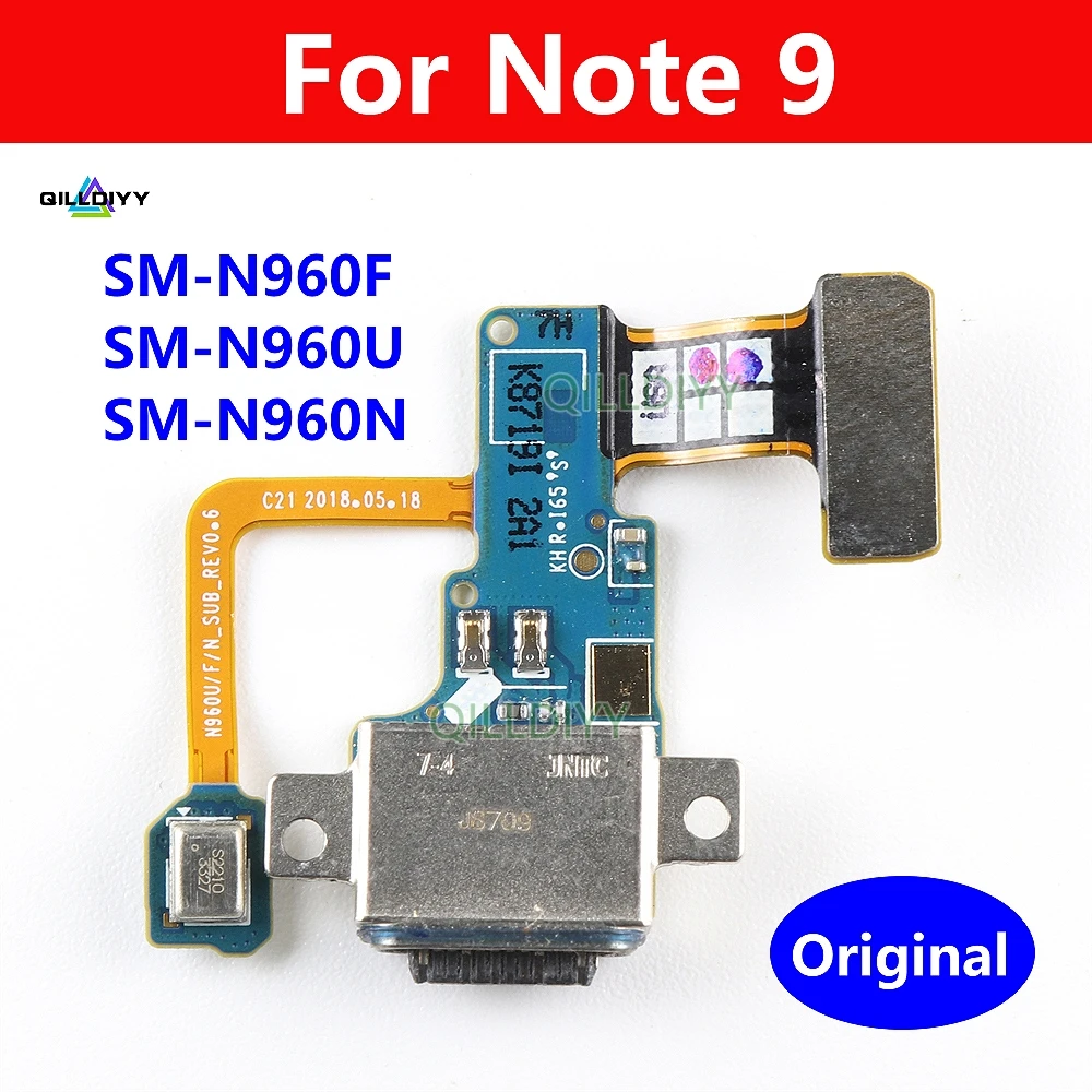Original USB Charging Charger Port Dock Connector Flex Cable For Samsung Galaxy Note 9 Note9 ...