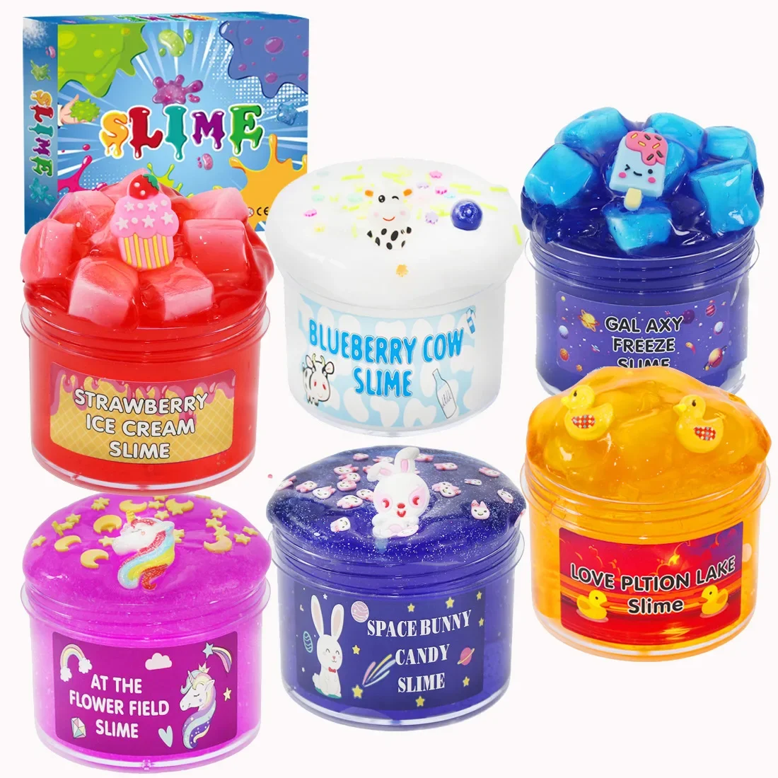 Slime-Kit-6pcs-Toys-for-Children-Coconut-Mud-Soft-Pottery-Sliced ...