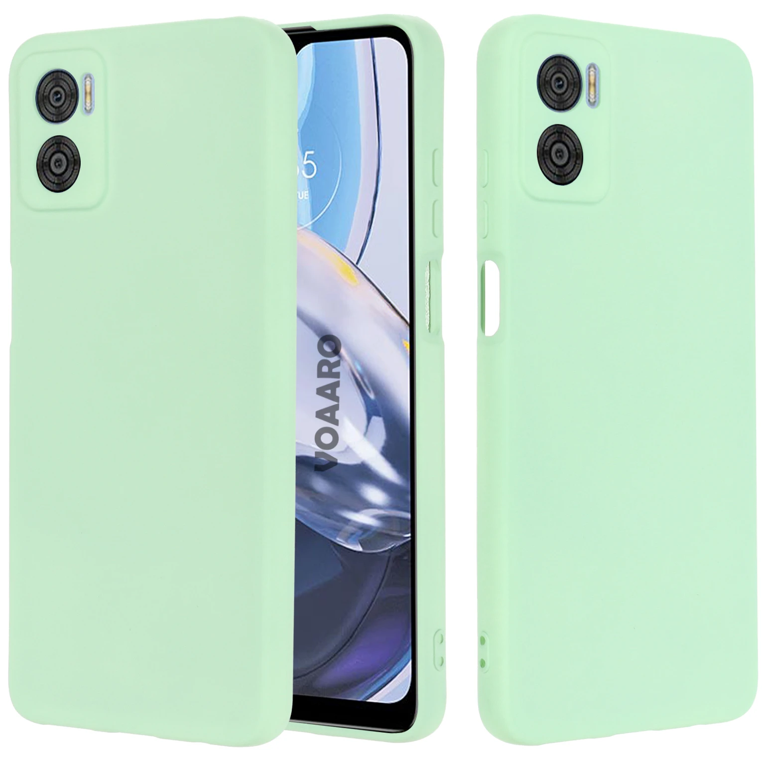 Funda de silicona líquida suave para Motorola Moto E22 E22i, Funda para ...