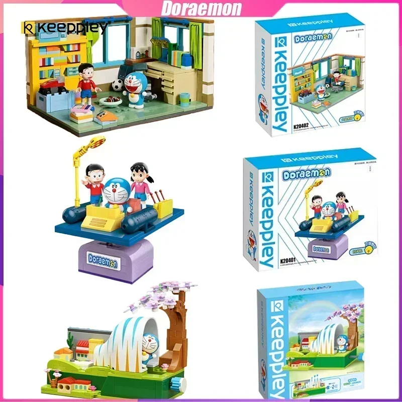 Keeppley-Doraemon-Building-Blocks-Nobita-s-Room-Time-Machine-Decoration ...