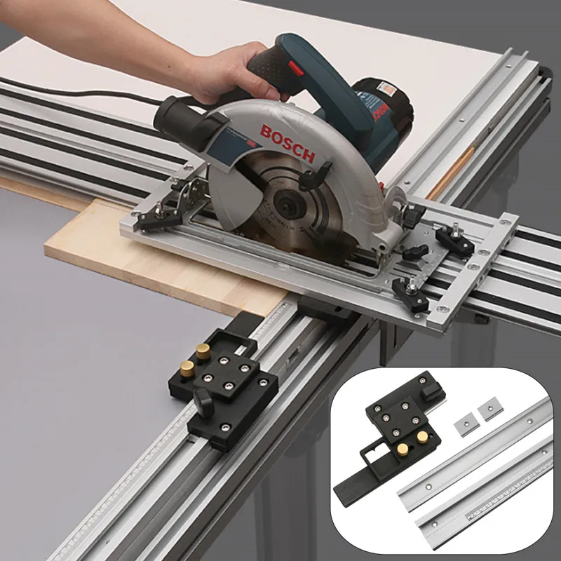 Electric-Circular-Saw-Repeat-Cutting-Guide-With-Limiter-and-850mm ...