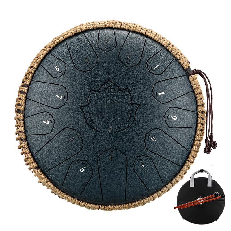 Hluru-Glucophone-Steel-Tongue-Drum-13-Inch-15-Notes-Tone-Key-C-Ethereal ...