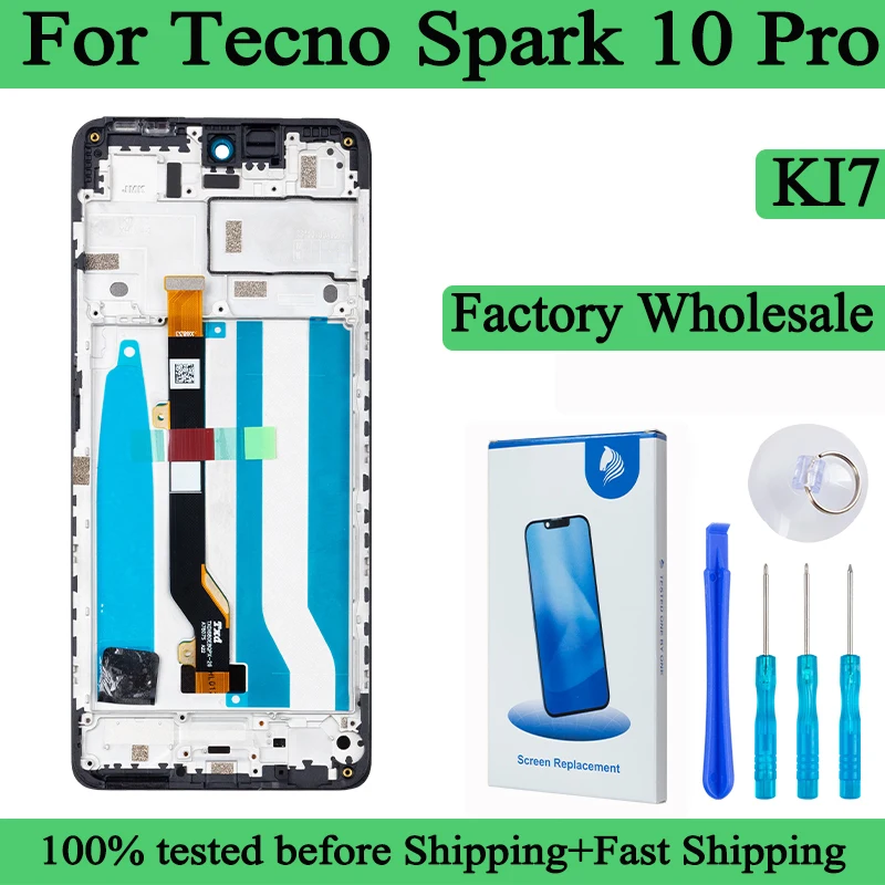 KI7-100-Tested-Premium-Lcd-For-Tecno-Spark-10-Pro-Display-Touch-Screen ...