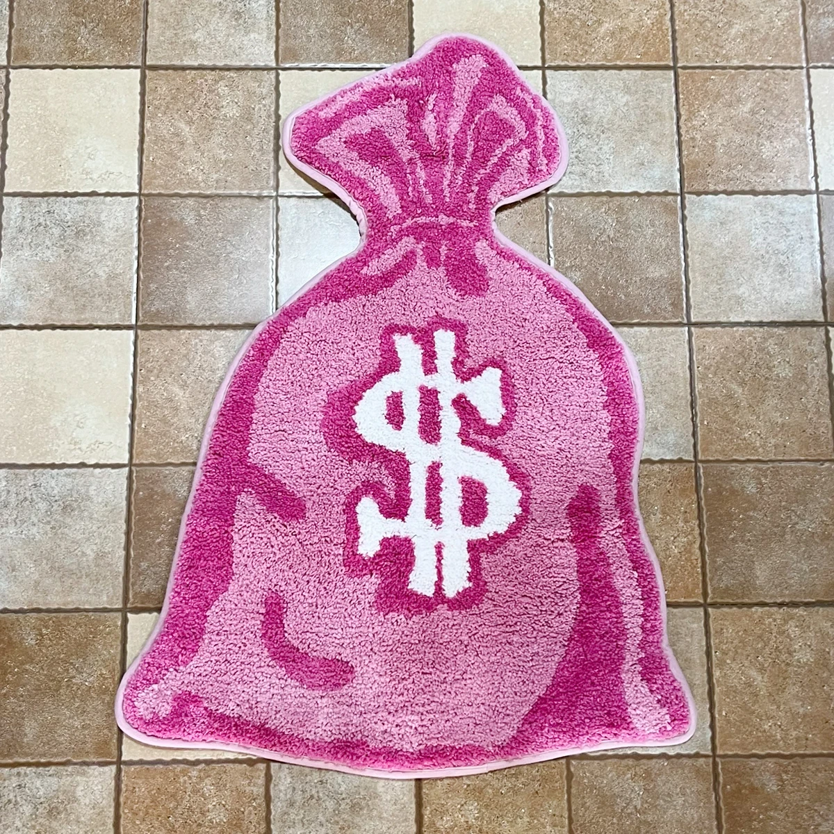 Wallet-Shape-Tufted-Rug-Pink-Gril-Room-Anti-Slip-Trippy-Bedroom ...