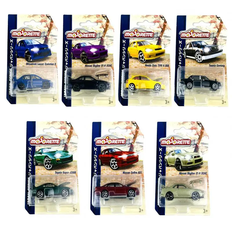 Majorette-1-64-civic-R-EK9-Century-supra-Cefiro-A31-nissan-skyline-GT-R ...