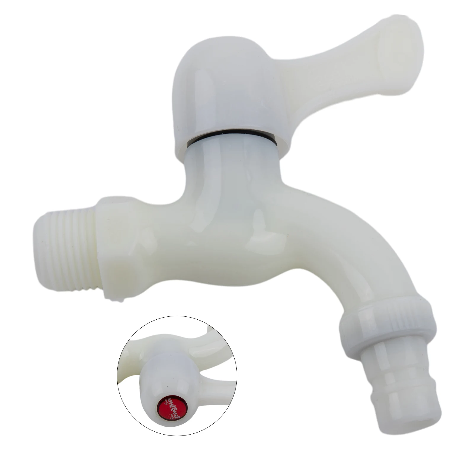 Plastic-Faucet-Water-Faucet-Natural-Color-Skid-proof-Hot-And-Cold-Water ...