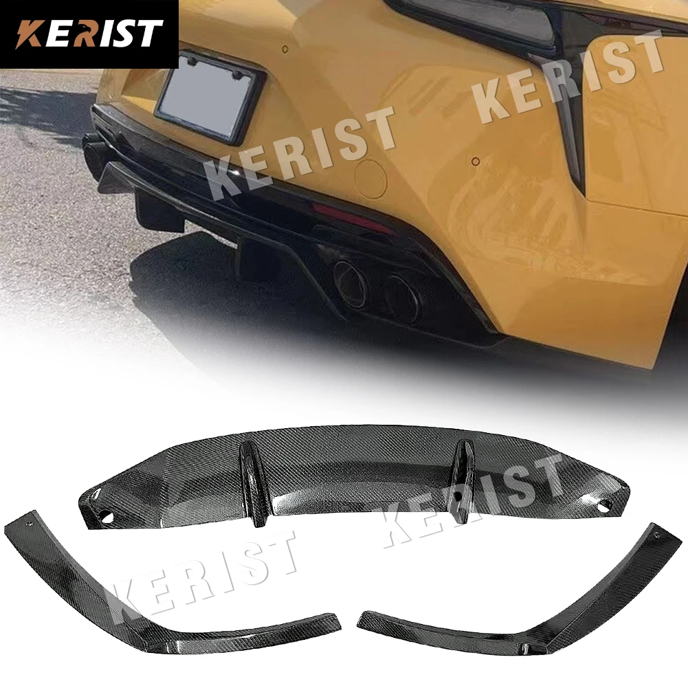 Carbon-fiber-Rear-3PCS-Diffuser-Spoiler-For-2017-2021-Lexus-LC500 ...