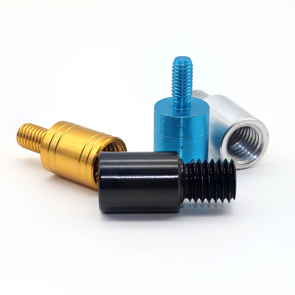 1PC-lot-Aluminum-Zinc-Alloy-Landing-Net-Handle-Thread-Adaptor-Male-to ...