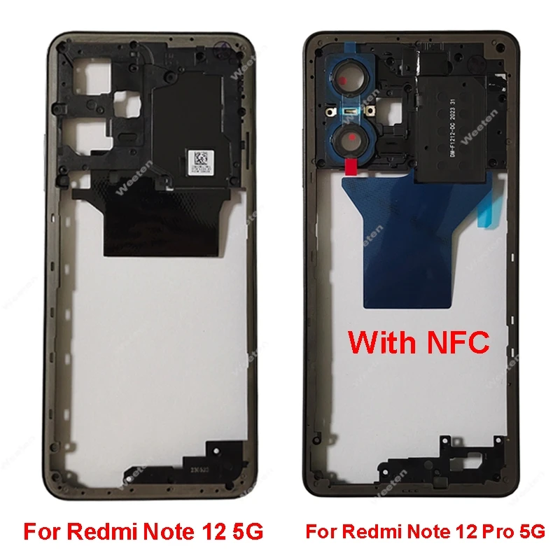 Carcasa-de-Marco-medio-para-Xiaomi-Redmi-Note-12-Note-12-Pro-5G ...