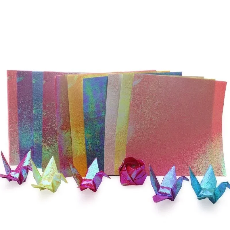 Mixed Color Craft Paper 150 Sheets Shiny Origami Paper - Mixed Colors ...