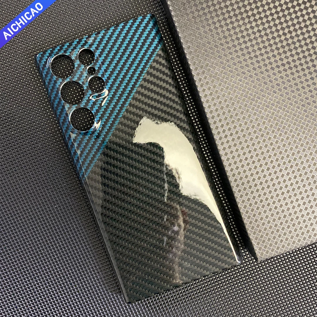 ACC-Real-Carbon-Fiber-casefor-Samsung-Galaxy-S22-Plus-S22Ultra-Aramid-Fiber-PUltra-Thin-hone ...