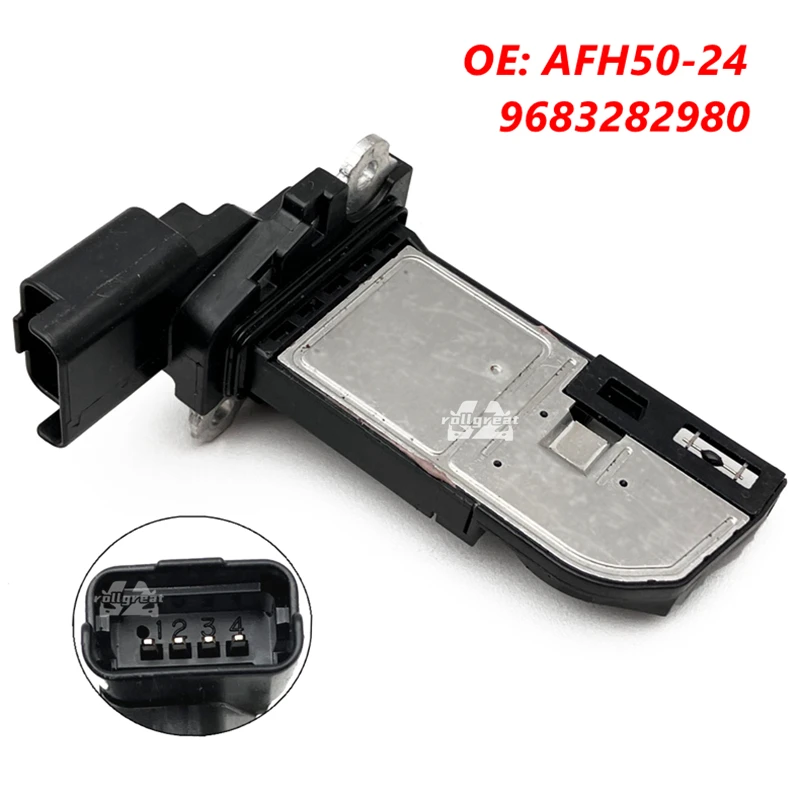 AFH50-24 Mass Air Flow Meter MAF Sensor For CITROEN PEUGEOT AFH5024 ...
