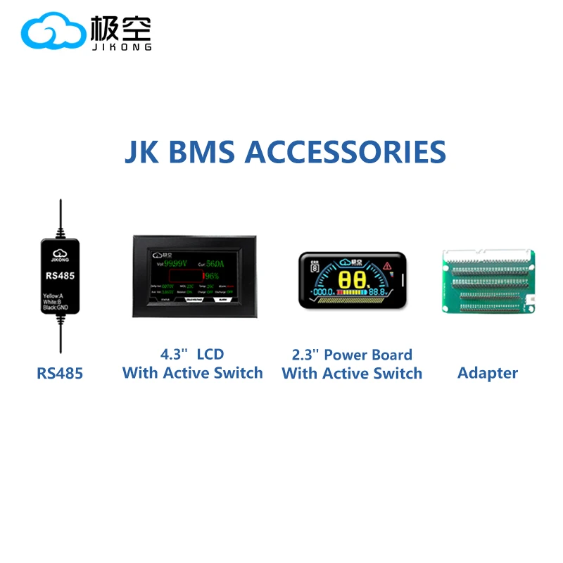 JK BMS RS485 Module LCD Display Adapter Optional