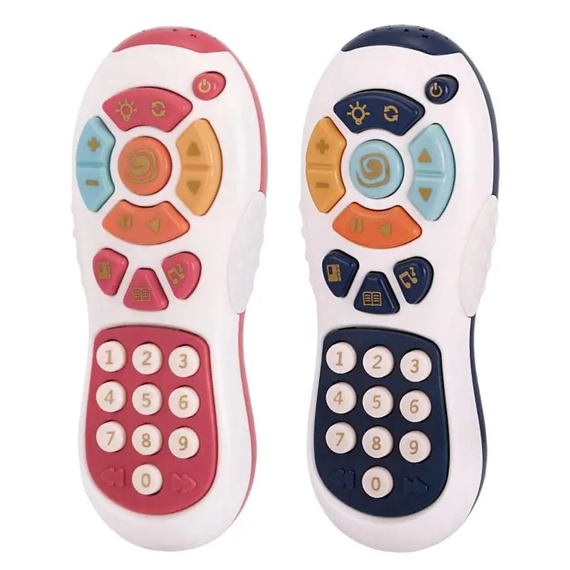 TV Remote Control Toy Realistic Baby Remote Toy With Light Music ...