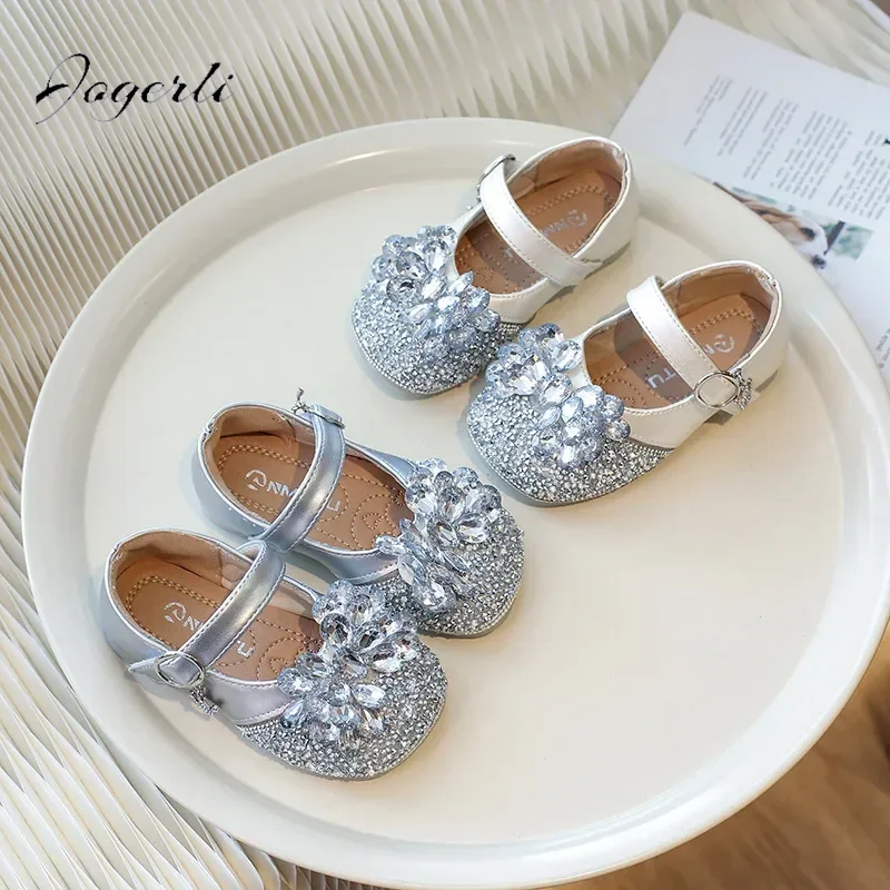 Kids Girls Spring Autumn New Fashion Princess Shoes Soft Sole Non-slip ...