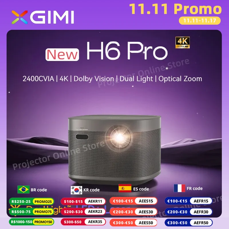 Página inicial da loja Produtos Promo 11.11 Mais vendidos XGIMI Projector XGIMI Accessories ...