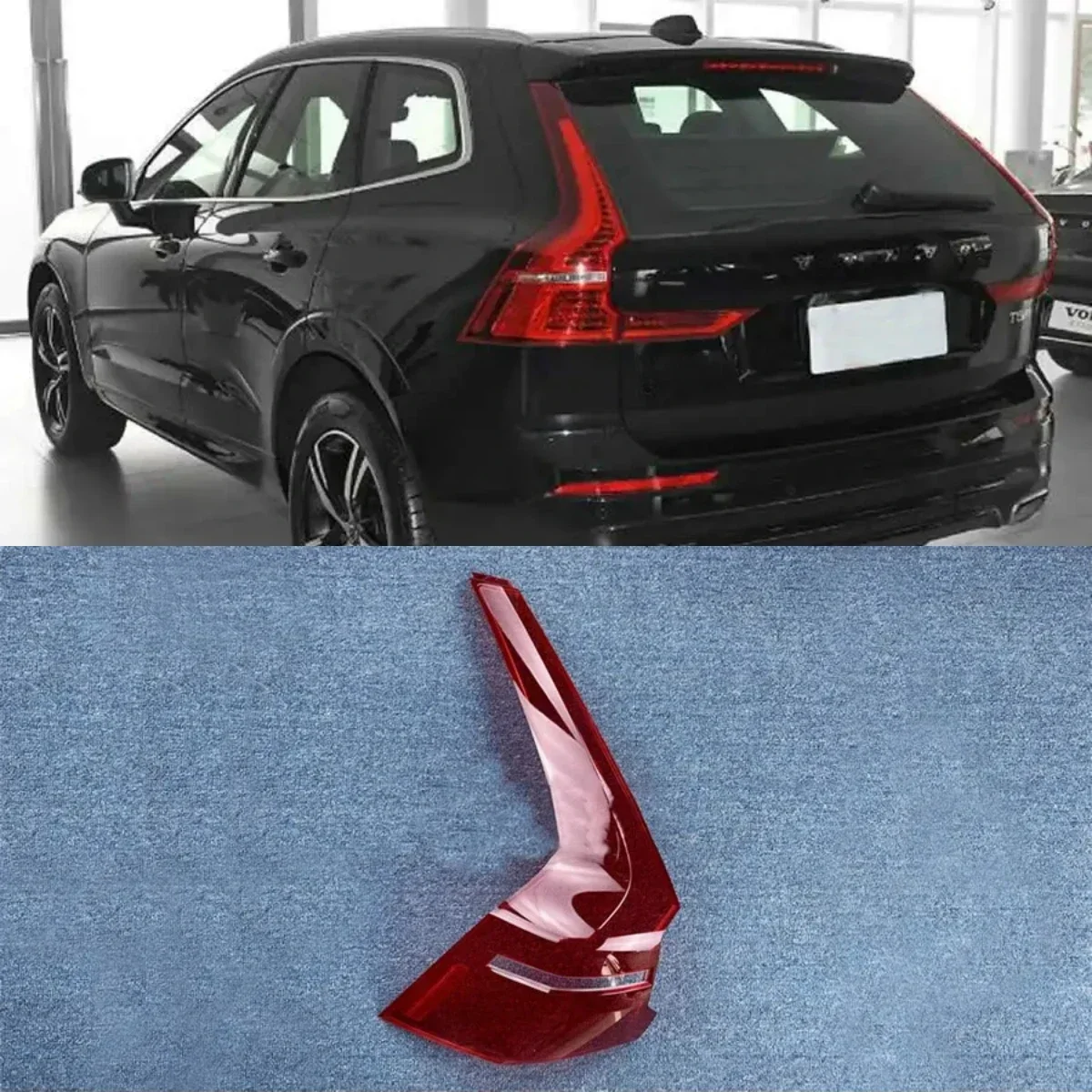 For-Volvo-XC60-Car-Accessories-Rear-Outer-Tail-Lamp-Cover-Taillight ...