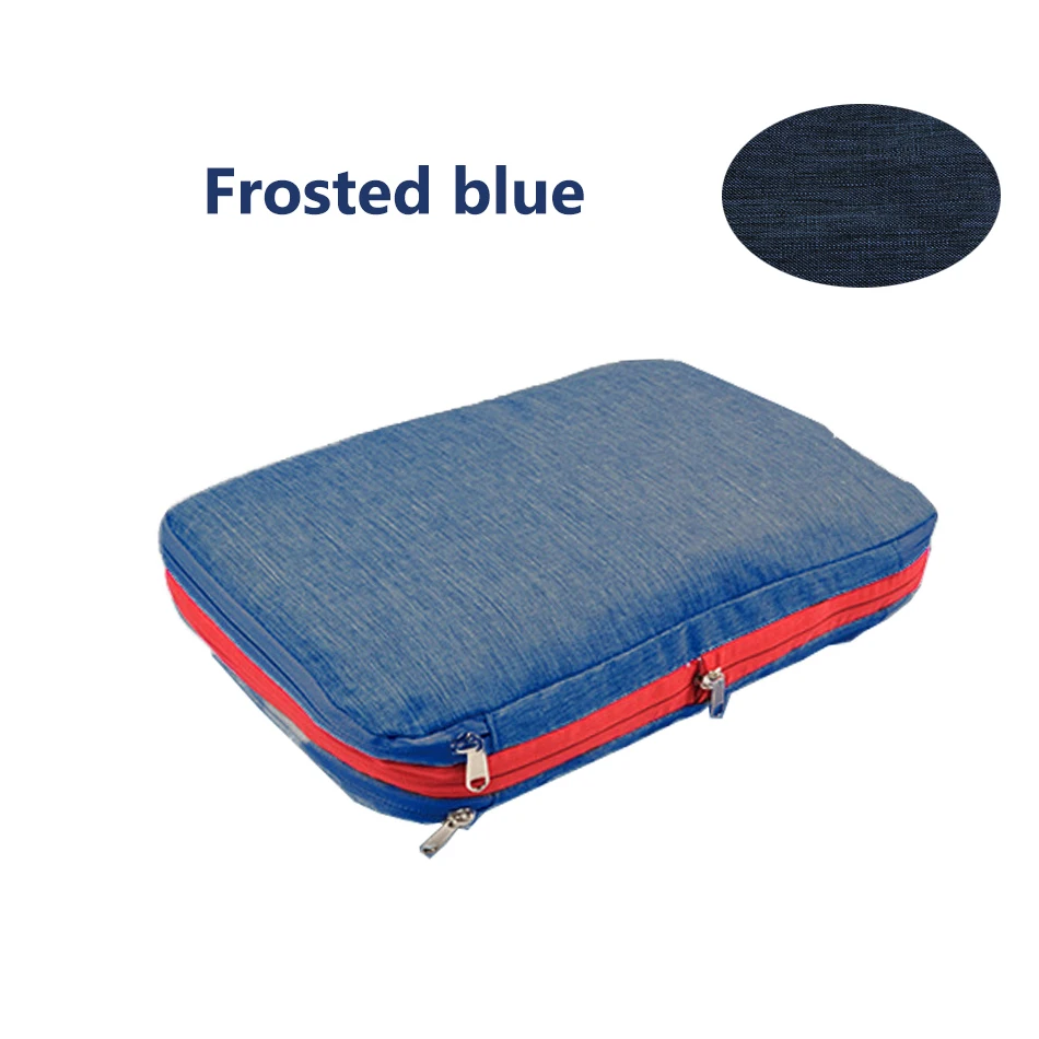 Nylon Compression Packing Cubes For Clothes Double Layer Portable ...