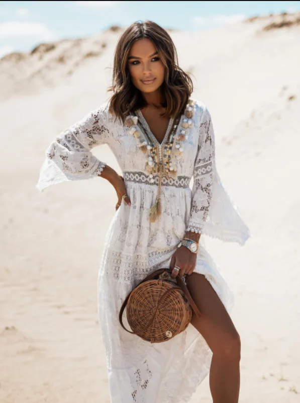 White Beach Dresses