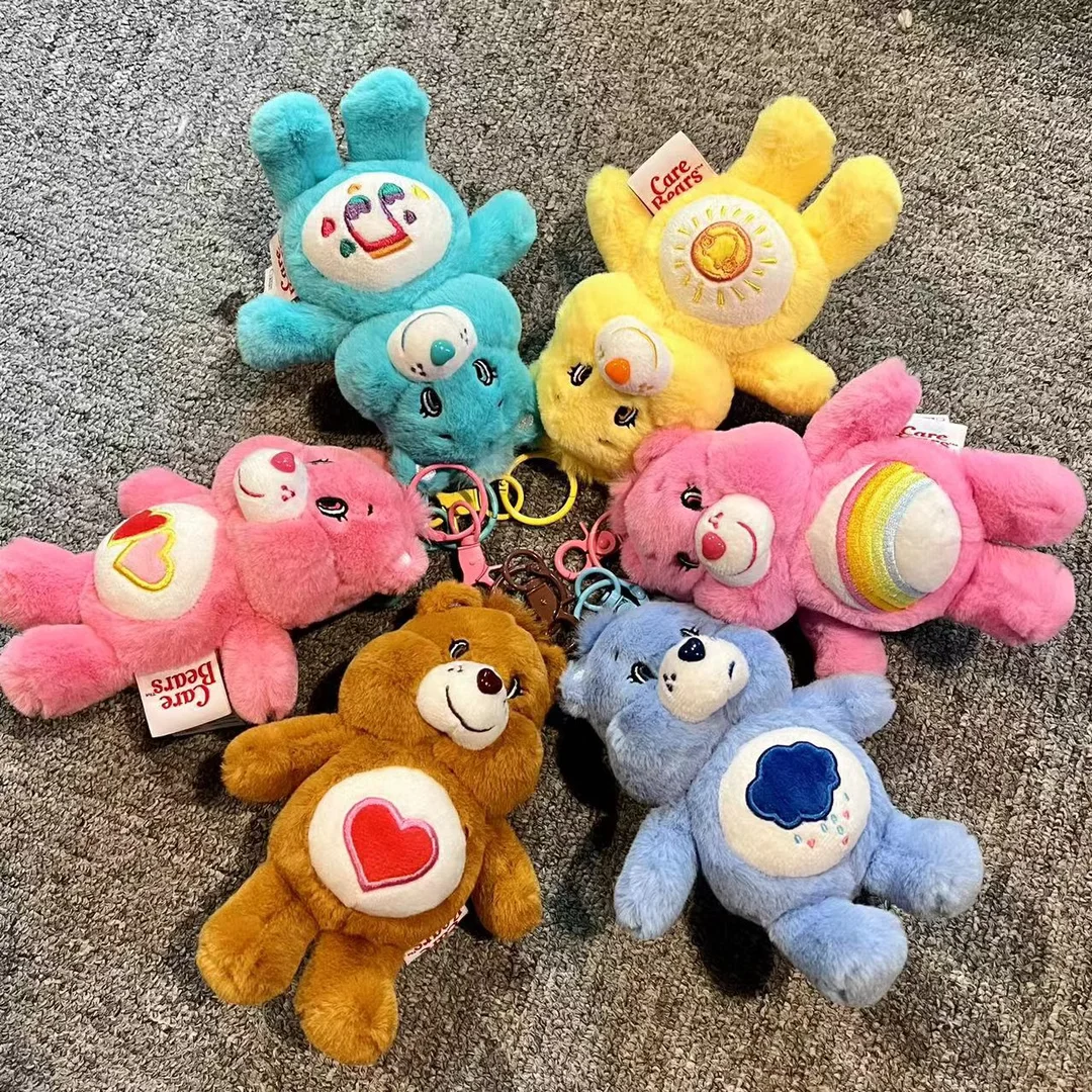 MINISO-Care-Bears-Plush-Lovely-Rainbow-Bear-Plush-Pendant-Teddy-Bear ...