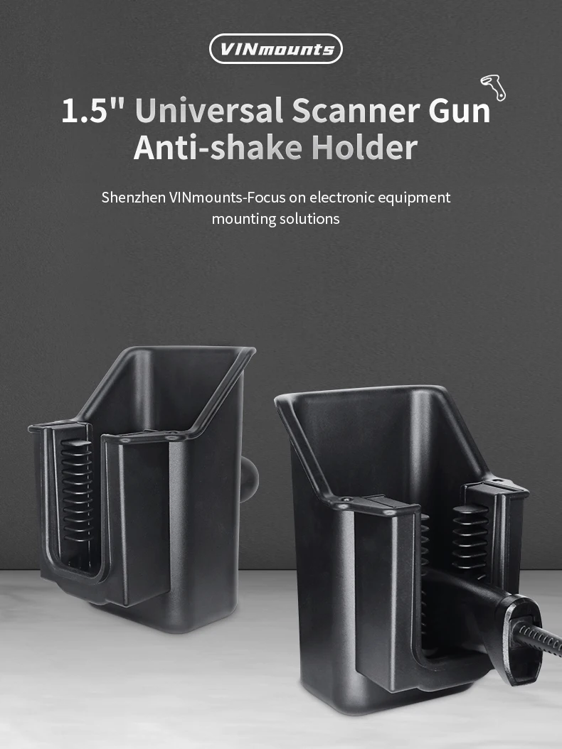 VIN Mount Universal Scanner Gun holder with Drill Down Ball Base for ...