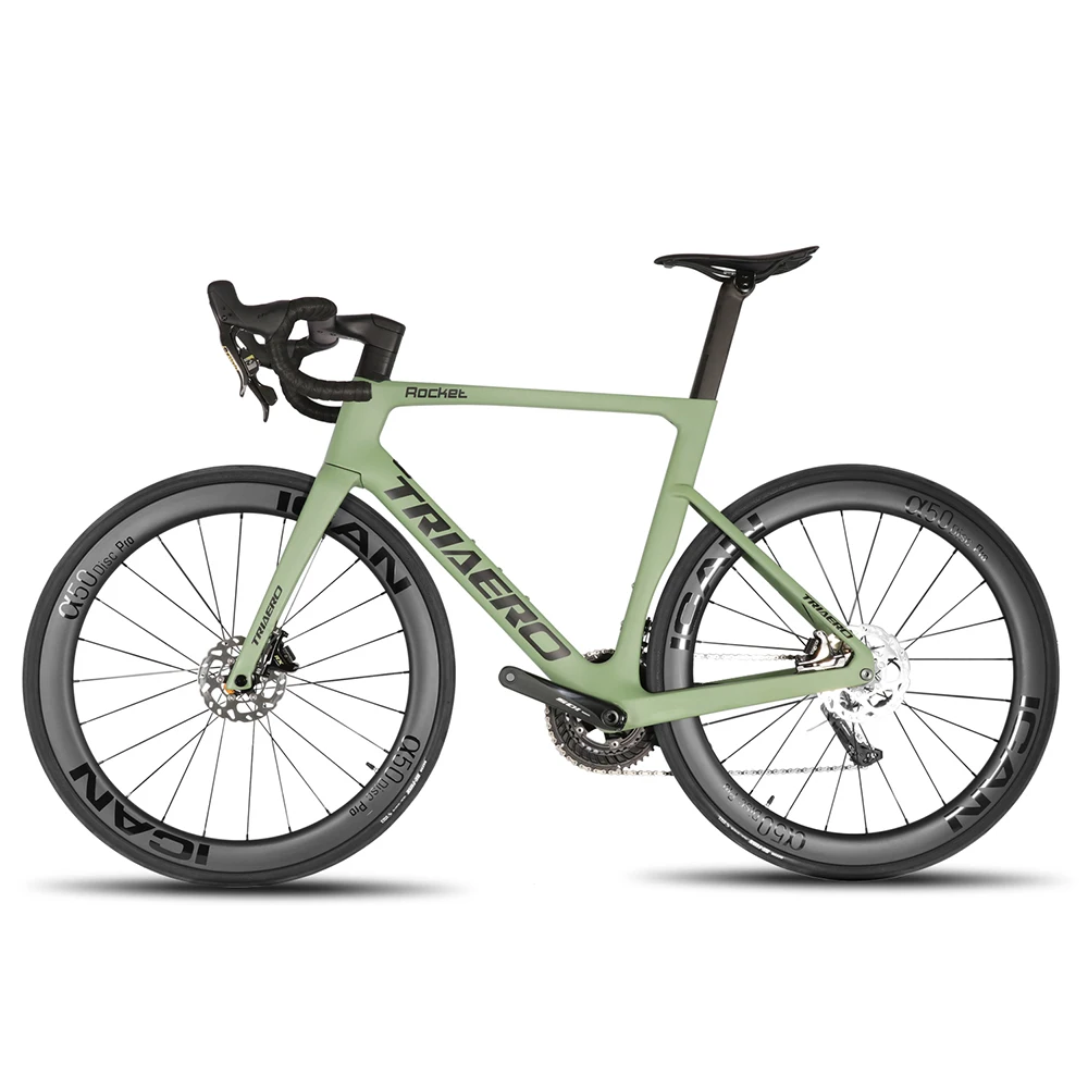 ICAN 최신 에어로 전체 탄소 도로 자전거 플랫 마운트 140/160mm 디스크 브레이크 700C 바퀴 중국어 L TWOO R9 그룹 세트| | - AliExpress