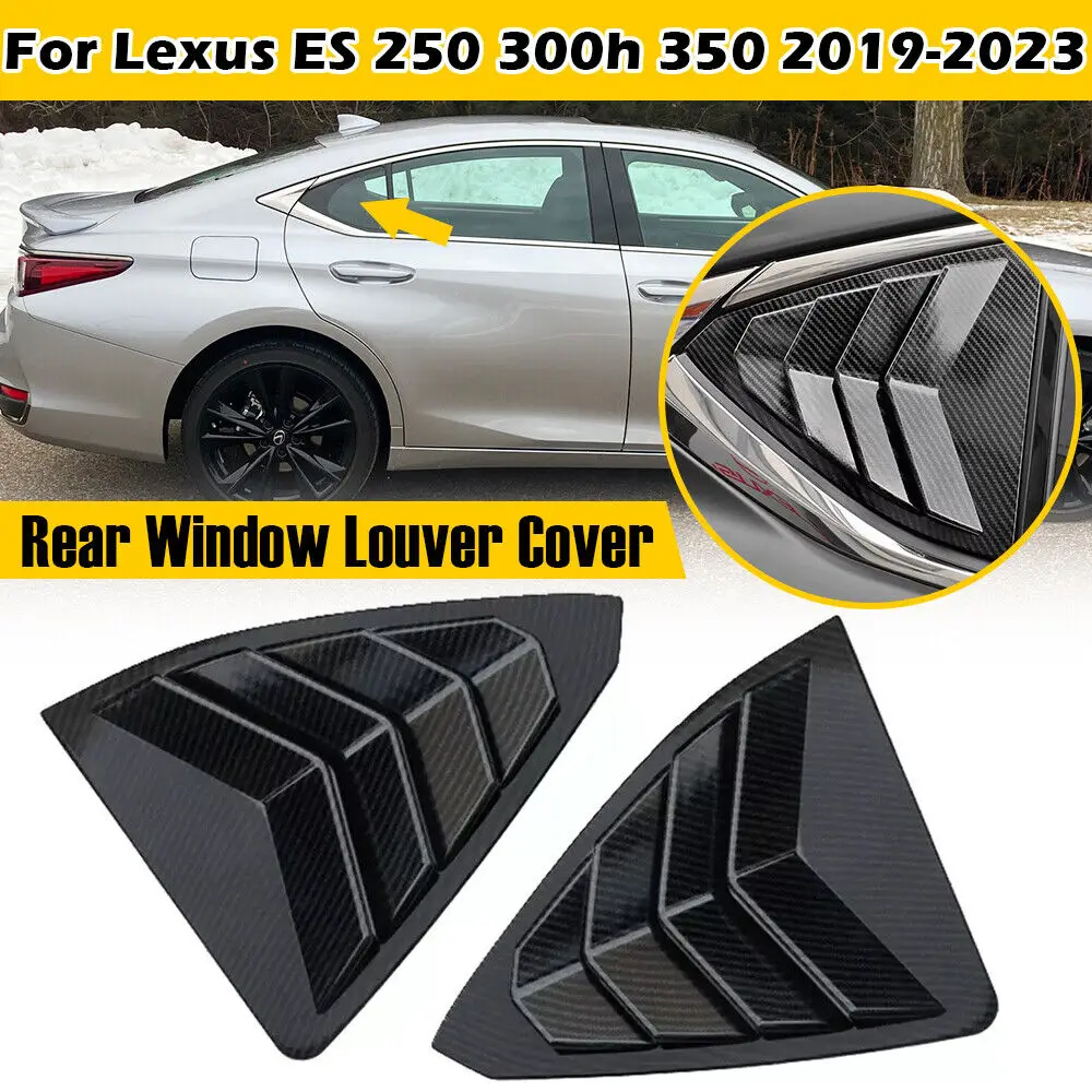 For-Lexus-ES250-ES350-ES300h-2019-2023-Car-Rear-Louver-Window-Side ...