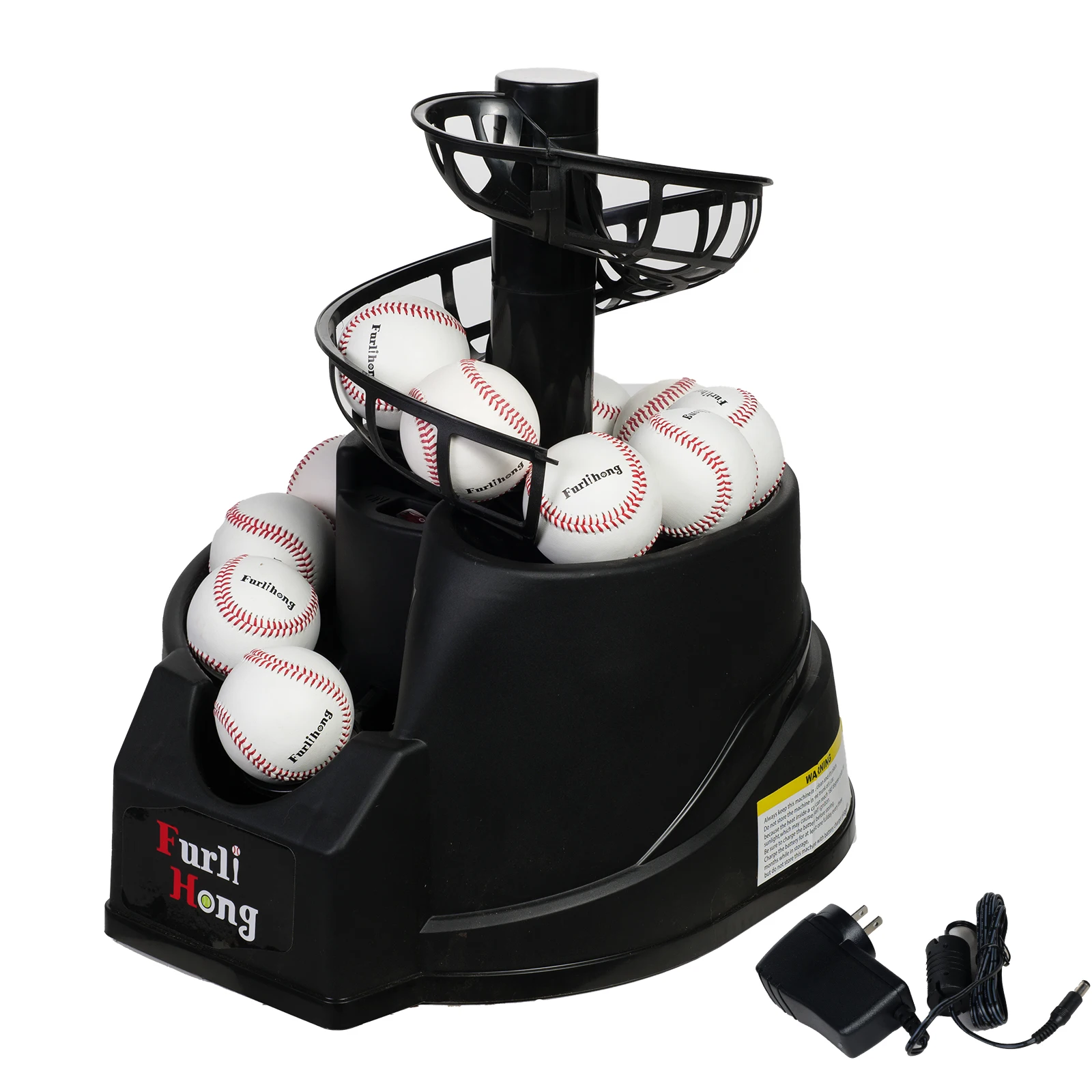 6901BHA-Rechargeable-Baseball-Toss-Machine-With-Extendable-Ball-Stacker ...