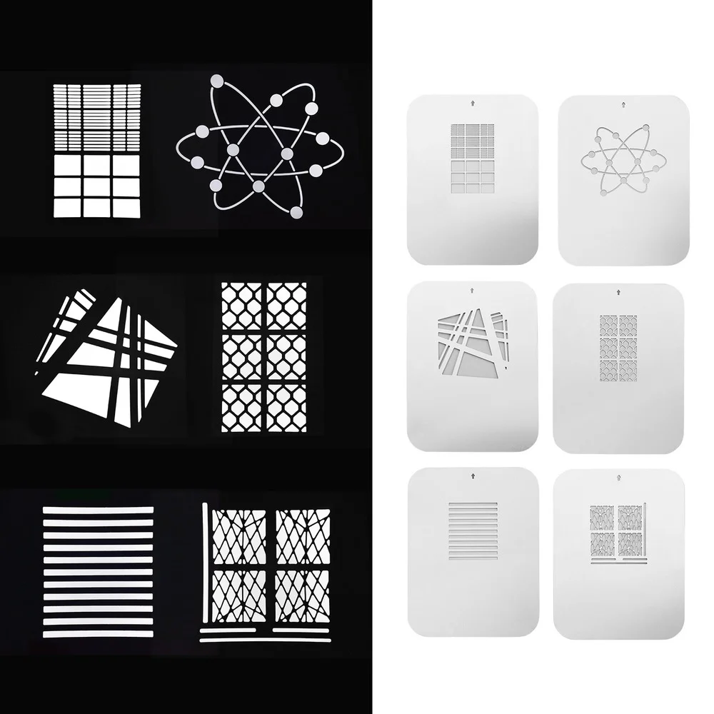 Gobo Stand 12-Piece Metal GOBO Kit (2.3") - Creative Lighting Templates ...