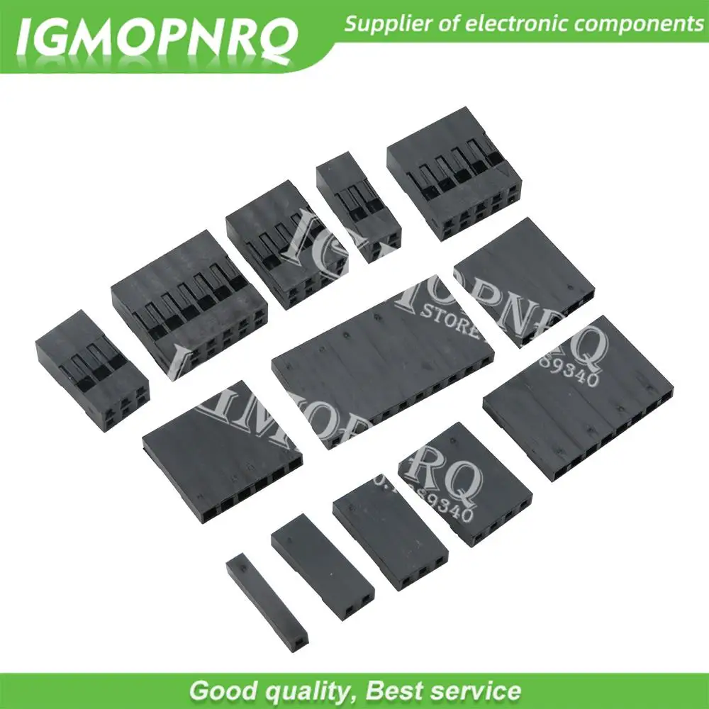 50-100PCS-2-54mm-Plastic-For-Dupont-Jumper-Housing-Female-Pin-Connector ...