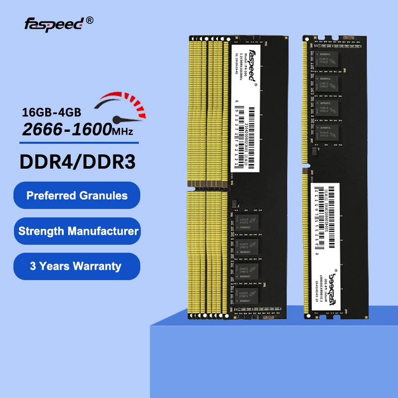 Desktop Memory Ram DDR4 DDR3 2666MHZ 1600MHZ 4GB 8GB 16GB PC Memoria RAM DDR 3 DDR 4 2666 1600 ...