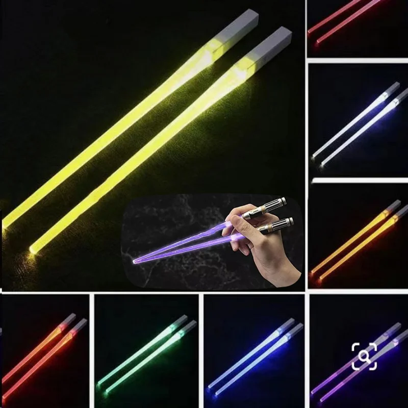 2PCS-Unique-LED-Luminous-Chopsticks-Glowing-Light-Up-Chop-Sticks ...
