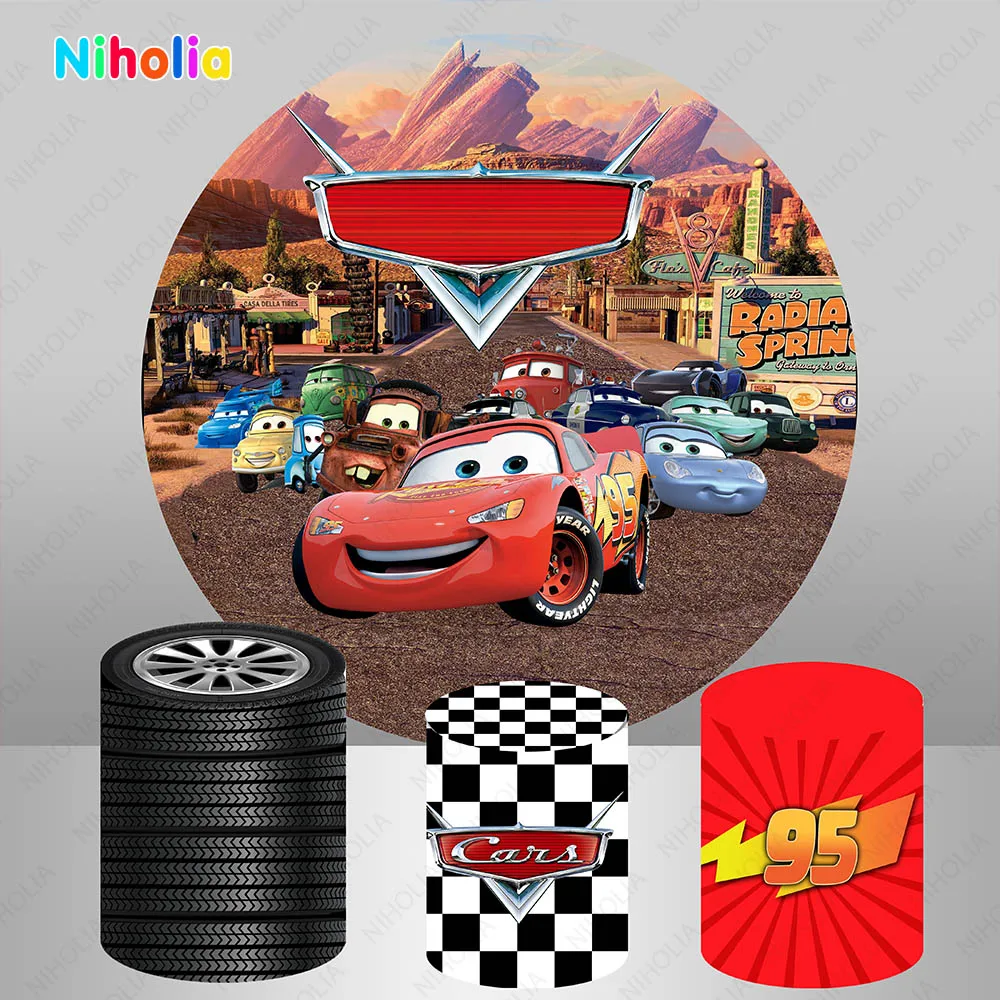 Disney-Cars-Lightning-McQueen-Circle-Photography-Background-For-Racing ...