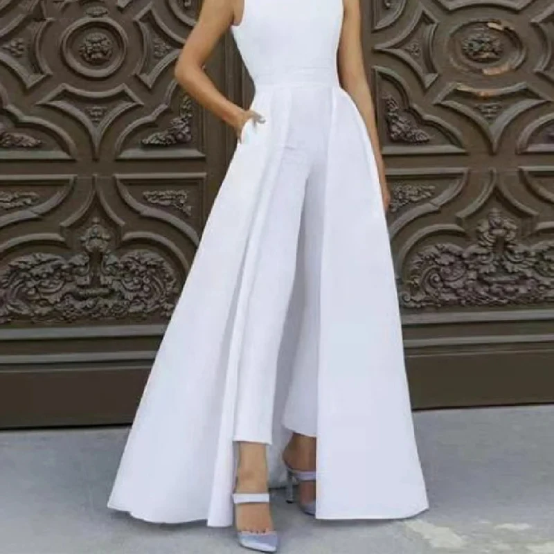 Simple-Wedding-Dress-Detachable-Train-Skirts-Boutique-Satin-Skirts ...