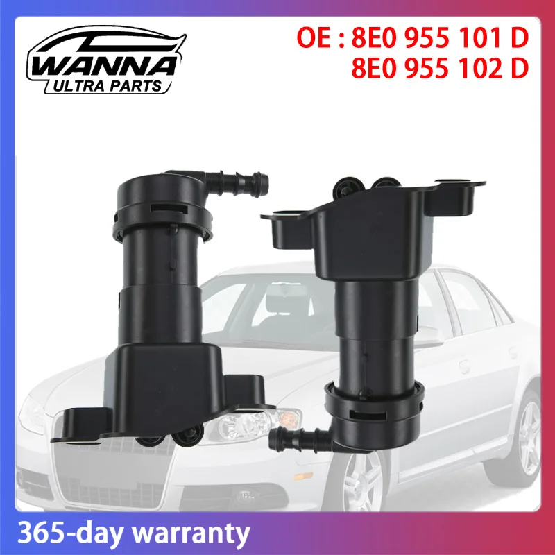 Headlight Washer Nozzle Jet 8E0955101D 8E0955102D OE Quality for Audi ...