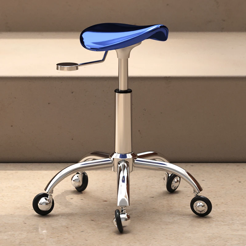 2025 Upgrade Ergonomic Hairdressing Stool with Silent Wheels Hydraulic ...