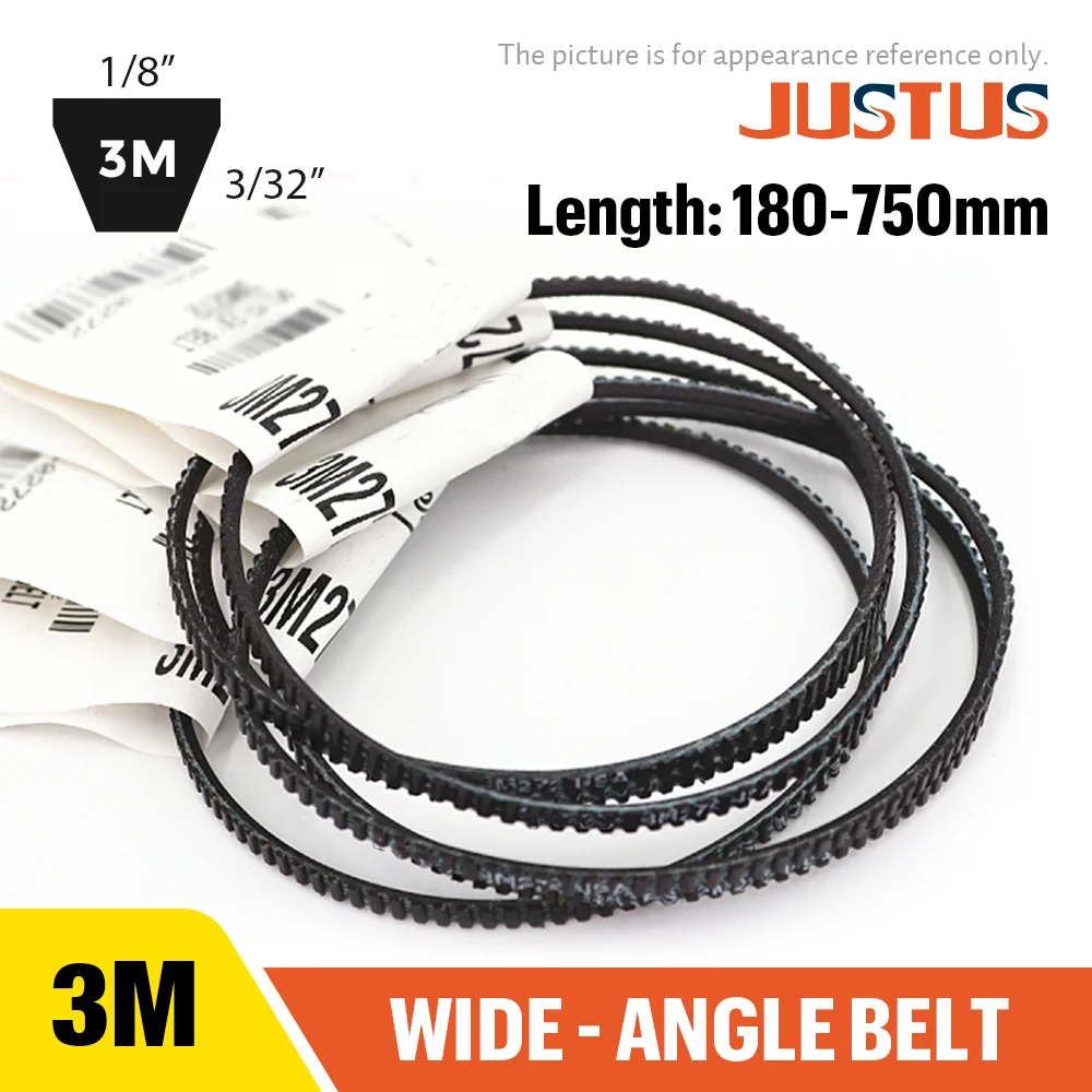 USA-3M Wide-angle belt 180-750mm For Harbor Freight Lathe Drive Belt ...